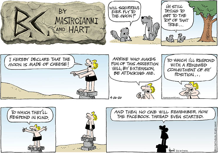 Sunday April 26, 2020 - B.C. Comic Strip