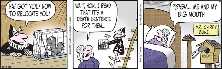 Thursday December 18, 2025 - Wizard of Id